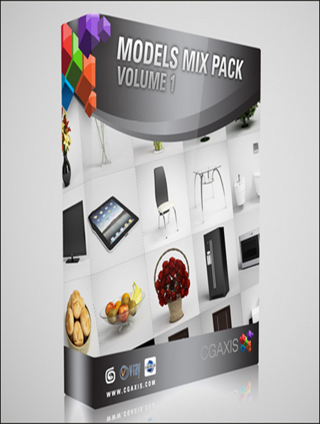 CGAxis Models Mix Pack Vol 1