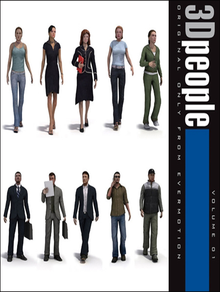 Evermotion 3D People Vol 01