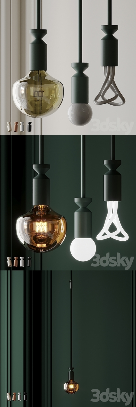 FILD and Plumen STICK Lamp