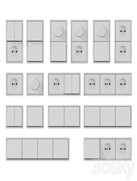 Sockets and switches JUNG Les Couleurs